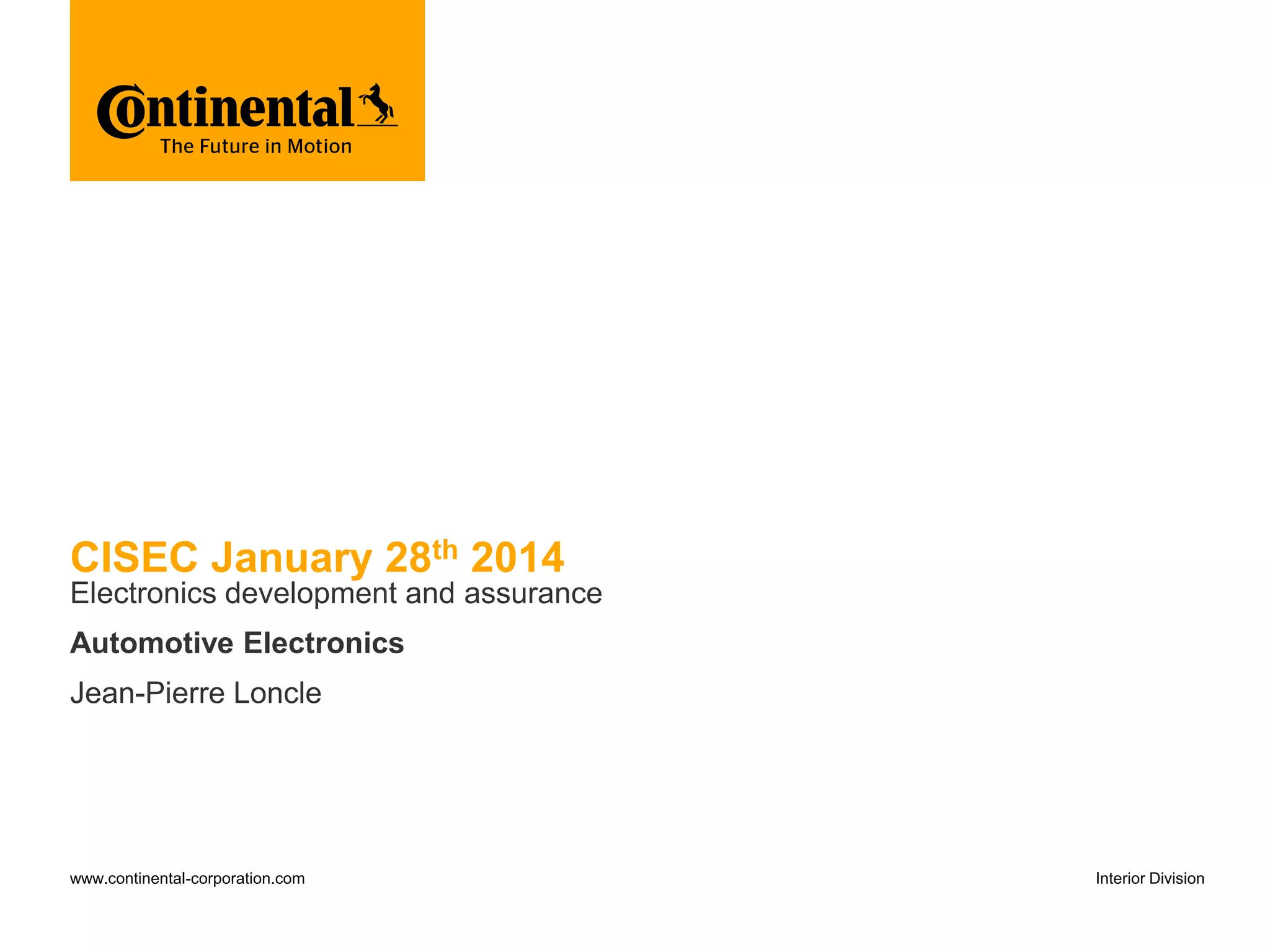 20140128 cisec-continental-automotive-electronics-development-and ...