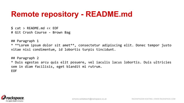 Git Crash Course 