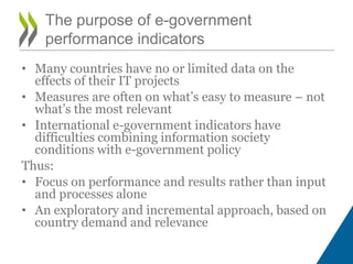 OECD GOV e-government performance | PPT