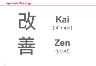 Japanese meanings from Lean Thinking | PPT