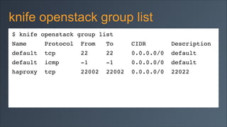 SCALE12X: Chef for OpenStack | PPT