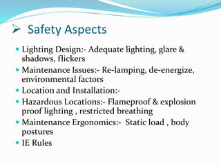 Lighting Safety Considerations | PPTX