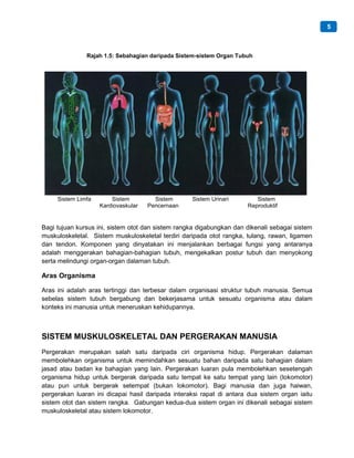 20140312110308 fungsi muskuloskeletal dan pergerakan manusia | PDF