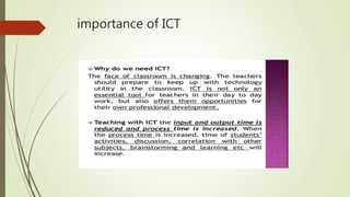 Role of ICT in education | PPT
