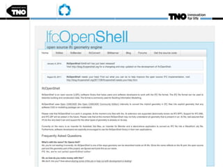 Introduction to open source BIM tools from opensourcebim.org