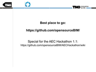 Introduction to open source BIM tools from opensourcebim.org