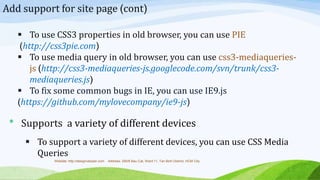 Creating a CSS layout from scratch | PPT