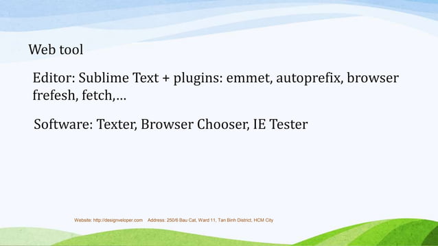 Creating a CSS layout from scratch | PPT