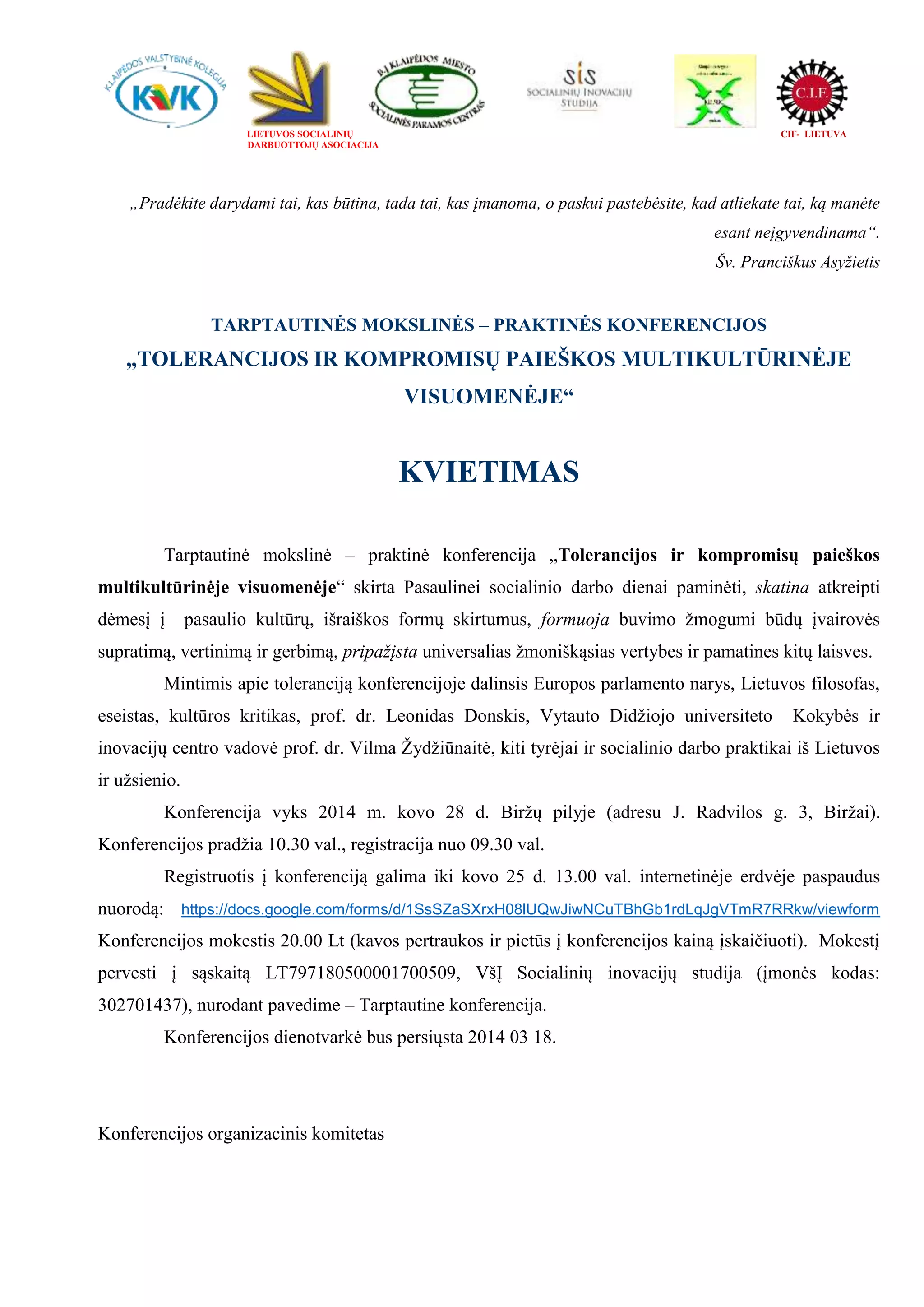 2014 03 20 tarptautinė konferencija kvietimas | DOCX