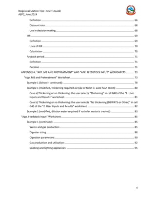 biogas calculation guide v3 | PDF