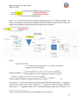 biogas calculation guide v3 | PDF