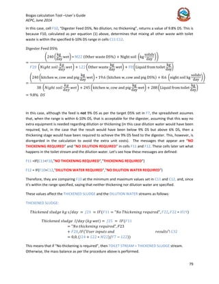 biogas calculation guide v3 | PDF