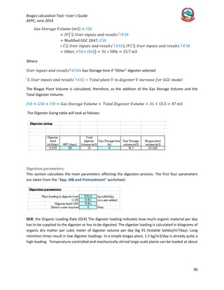biogas calculation guide v3 | PDF