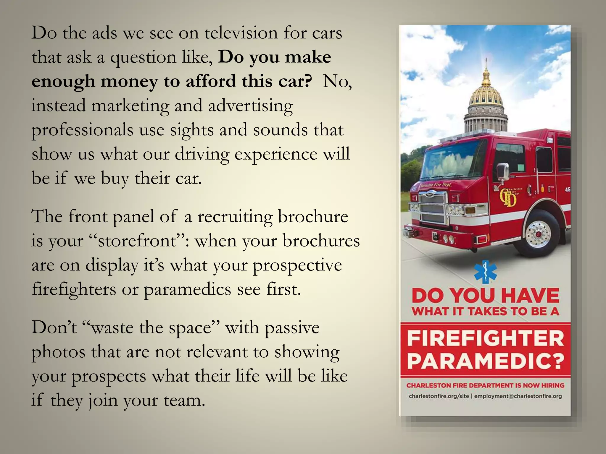 Tips for Creating a Better Firefighter Recruitment Brochure | PPTX ...