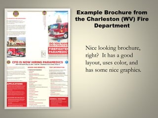Tips for Creating a Better Firefighter Recruitment Brochure | PPTX ...