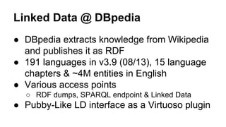 DBpedia Viewer - LDOW 2014 | PPT