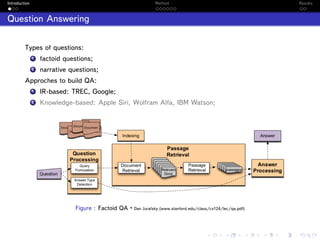 Alexander Sirenko - Query expansion for Question Answering | PPT