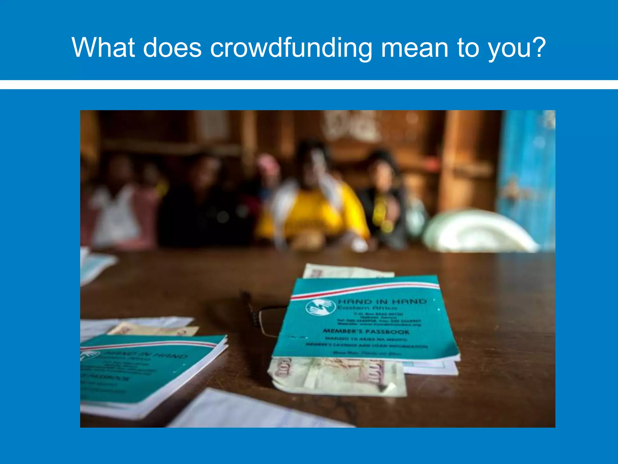 Bridging the gap between crowdfunding and microfinance | PPT | Free Download