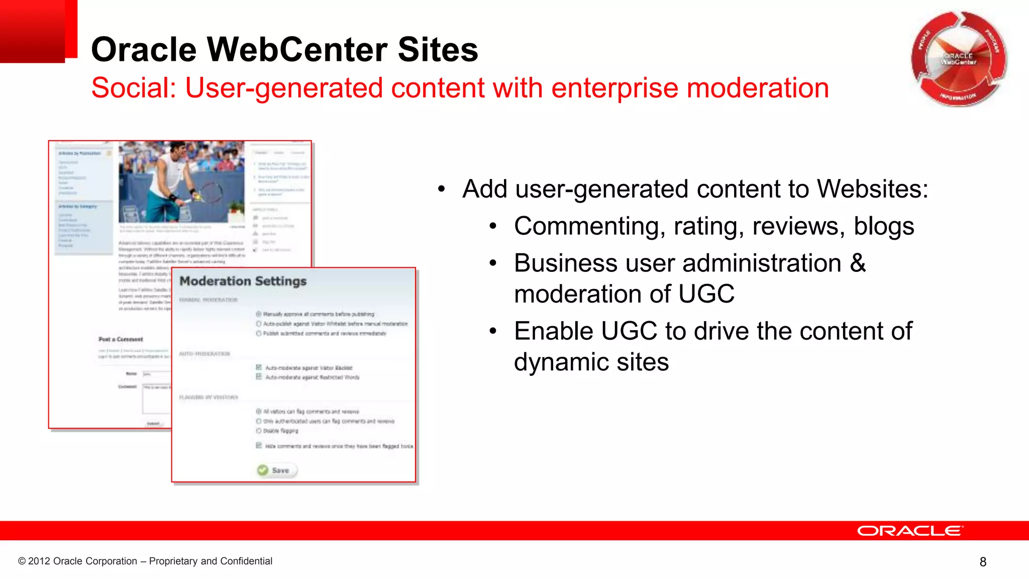 Oracle Web Center Overview | PDF