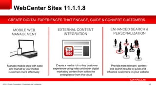 Oracle Web Center Overview | PDF
