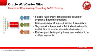 Oracle Web Center Overview | PDF