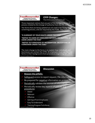 Background Check Best Practices | PDF