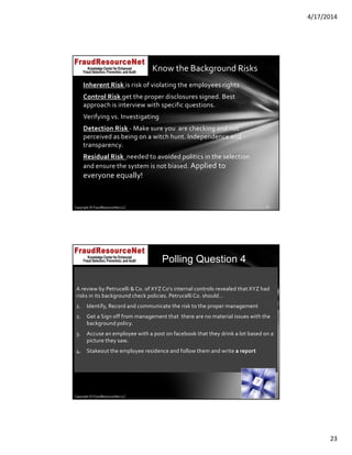 Background Check Best Practices | PDF