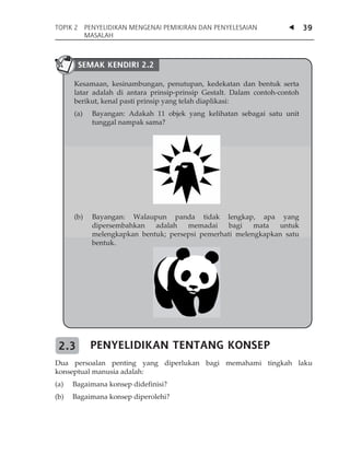 20140418084847 sbfs1103 topik 2 penyelidikan mengenai pemikiran dan penyelesaian masalah | PDF