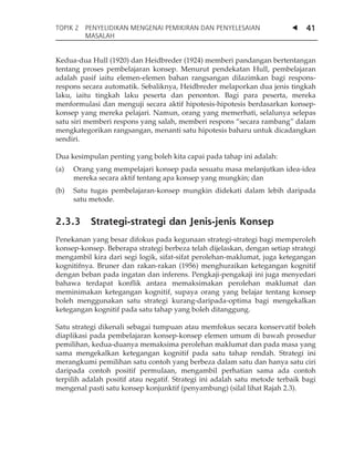 20140418084847 sbfs1103 topik 2 penyelidikan mengenai pemikiran dan penyelesaian masalah | PDF