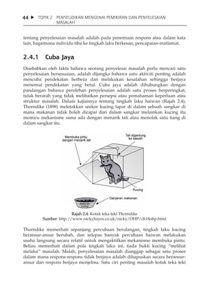 20140418084847 sbfs1103 topik 2 penyelidikan mengenai pemikiran dan penyelesaian masalah | PDF