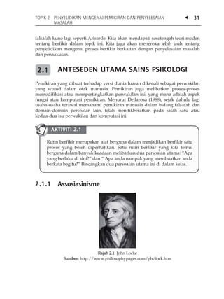 20140418084847 sbfs1103 topik 2 penyelidikan mengenai pemikiran dan penyelesaian masalah | PDF