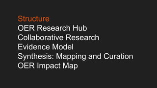 OER Impact: Collaboration, Evidence, Synthesis | PPT