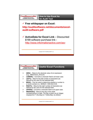 Effective General Ledger and Journal Entry Fraud Detection Using Data ...