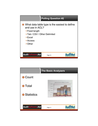 Getting Started Using ACL in Your Next Audit | PDF