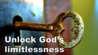 Limitless God | Francois van Niekerk | 4 May 2014 | PPT