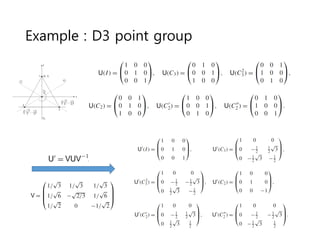 A crash course on group theory | PPT