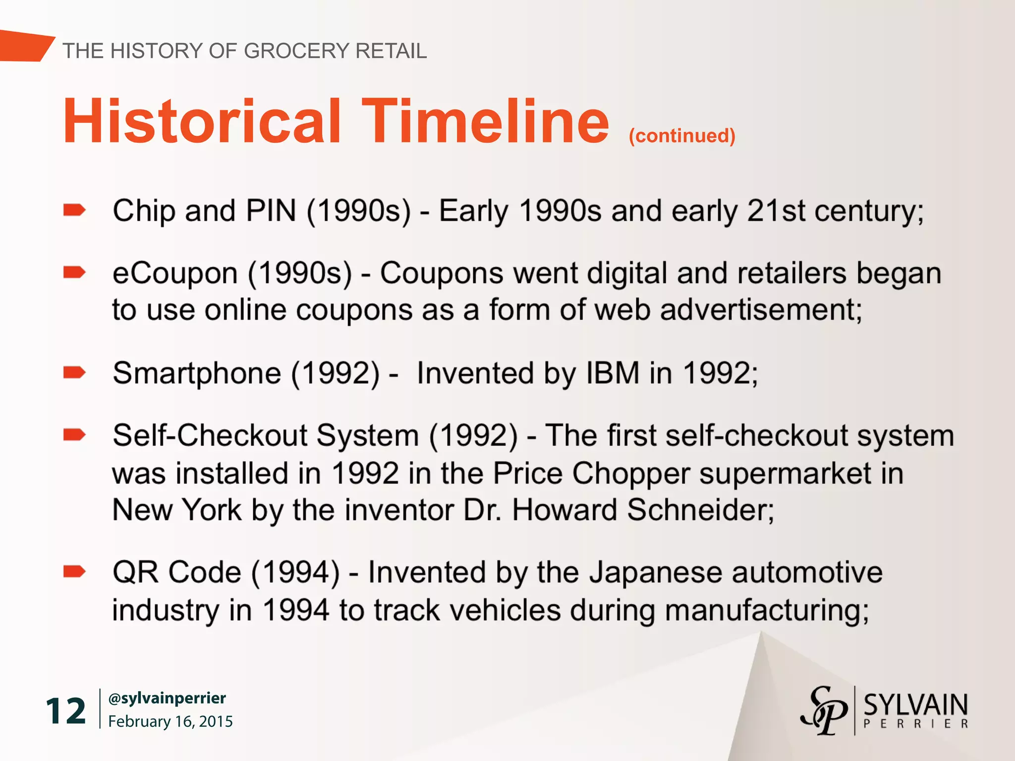 The History of Grocery Retail | PPT