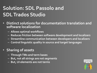 Translating software with SDL Passolo? | PPTX | Computer Software and Applications | Computing