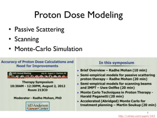 Dose Algorithm for Scanning Proton | PPT