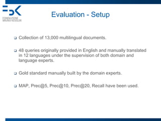 Using Semantic and Domain-based Information in CLIR Systems | PPT