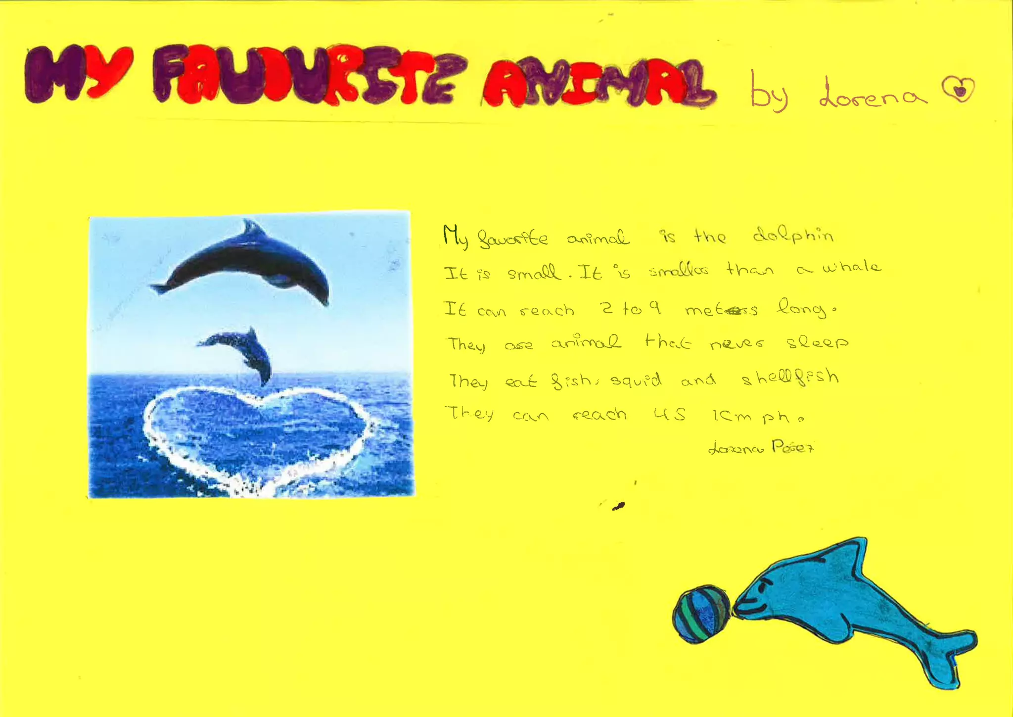 My favourite animal is... | PDF