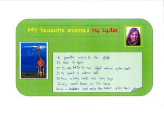 My favourite animal is... (3) | PDF