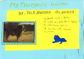My favourite animal is... (3) | PDF