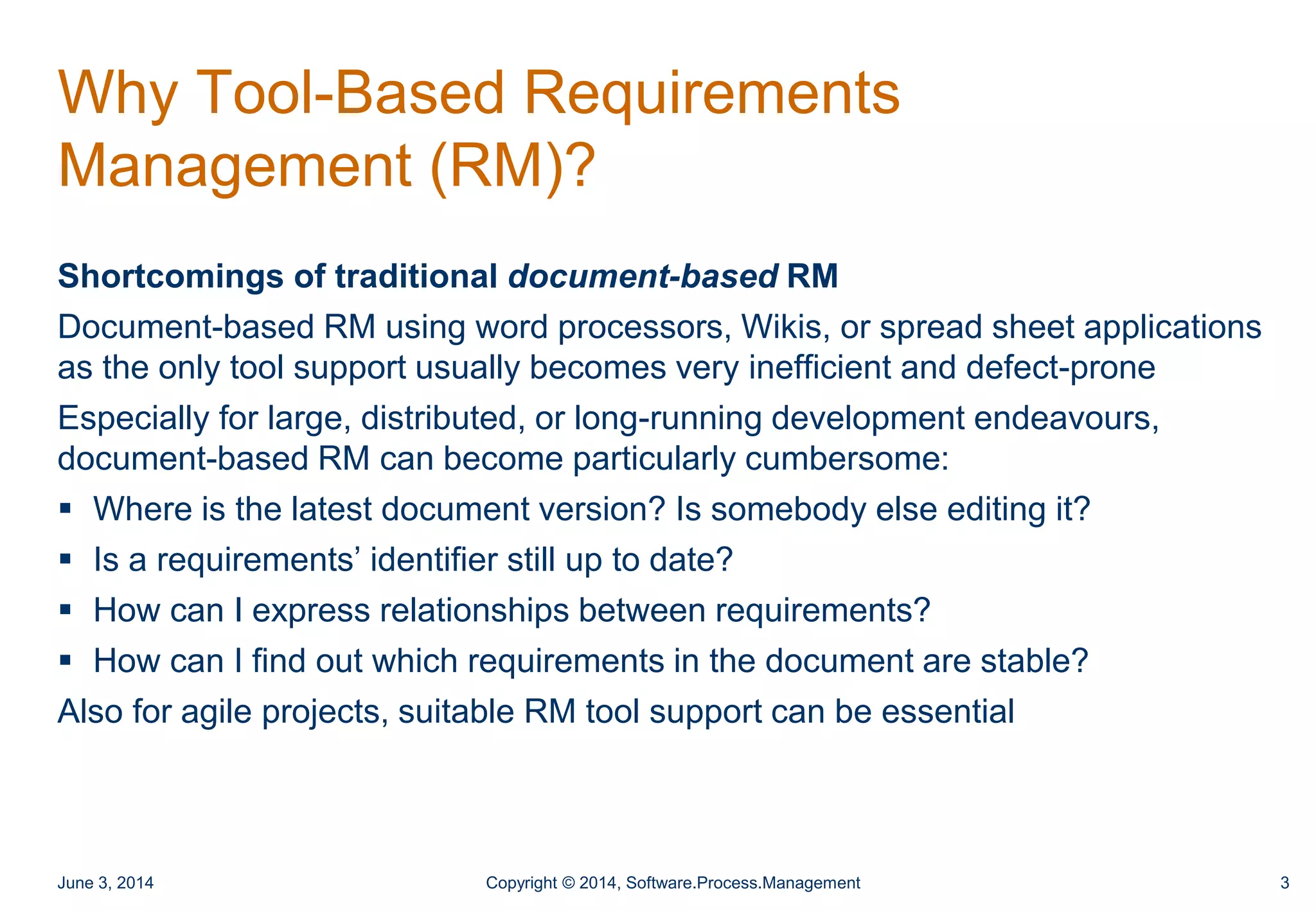 Modern Requirements Tools: Advantages & Applications | PPTX