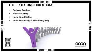 ACON HIV testing update | PPT