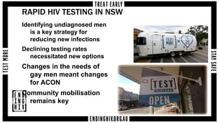 ACON HIV testing update | PPT