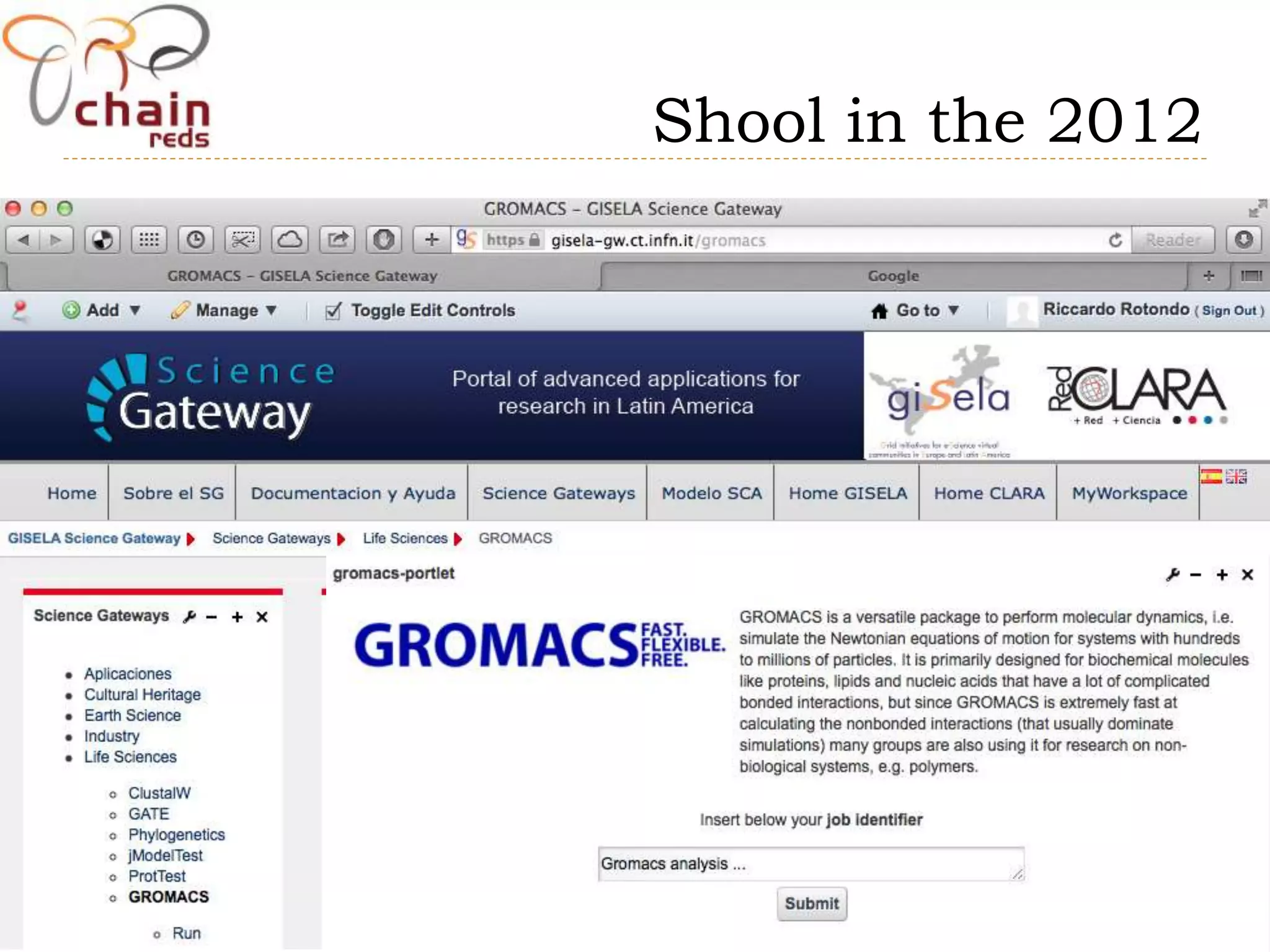 Gromacs on Science Gateway | PPT