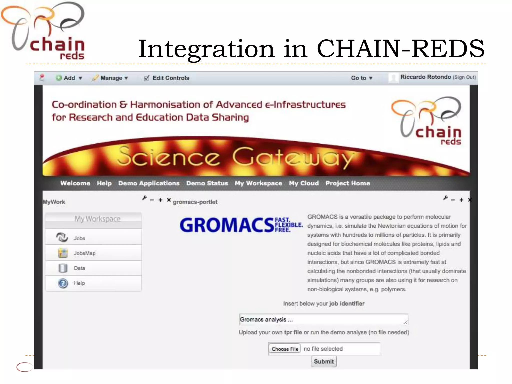 Gromacs on Science Gateway | PPT