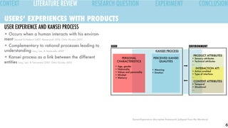Kansei-related design information exchange during concept creation phases | PPT