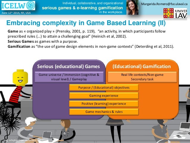 Individual, Collaborative, and Organizational Serious Games and e-lea…